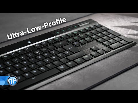 Die FLACHSTE, mechanische Tastatur der Welt? Corsair K100 AIR Wireless