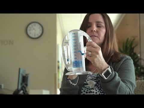 How to use the Incentive Spirometer