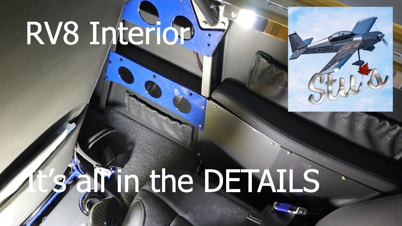 Aviation: Vans RV Aircraft - RV8 Interior - All in the Details