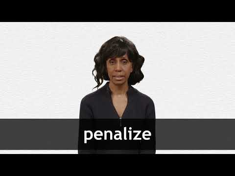 How to pronounce PENALIZE in American English