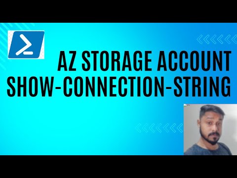 Az storage account show-connection-string