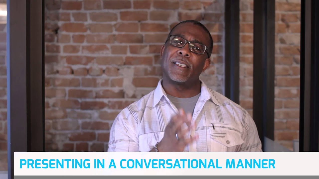 Presenting in a Conversational Way