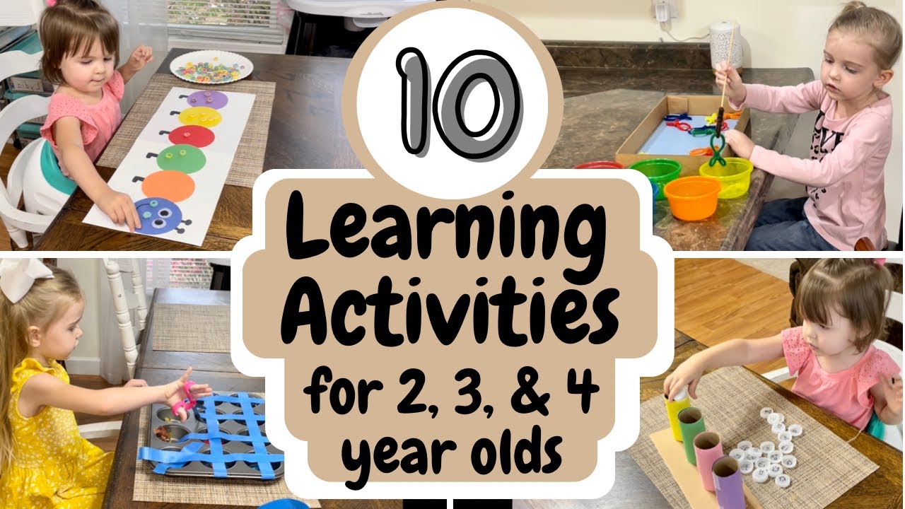 10 Cheap Learning Activities for Toddlers & Preschoolers| Ways to Homeschool Toddlers & Preschoolers