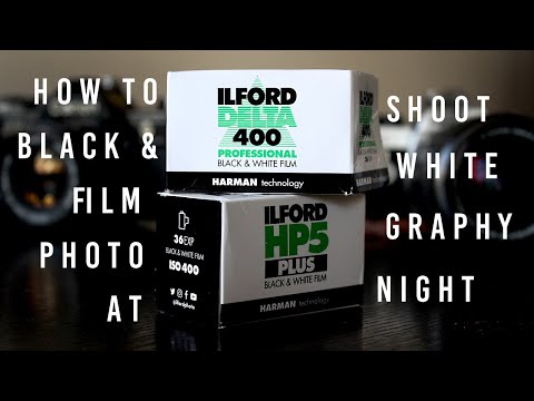 How To Shoot Black And White Film At Night - Delta 400