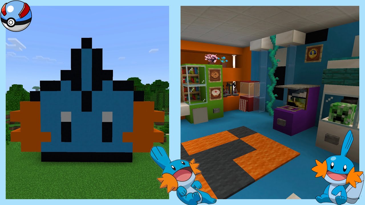 Minecraft | Mudkip Pokemon House / Arcade
