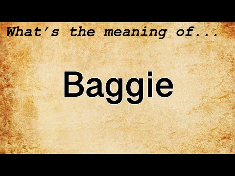 Baggie Meaning : Definition of Baggie