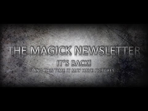 New Magick Mailing List | Magick Words