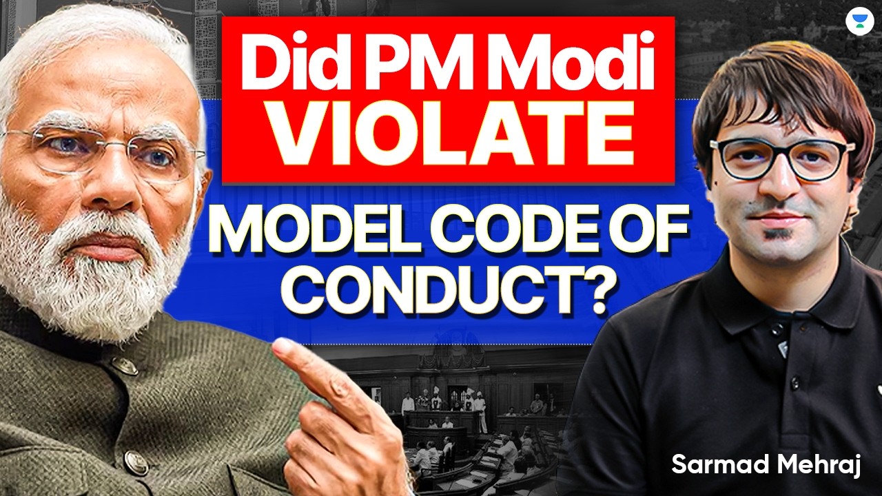 Model Code of Conduct Violation by PM Modi | Election Commission SILENT | Sarmad Mehraj | UPSC | CSE