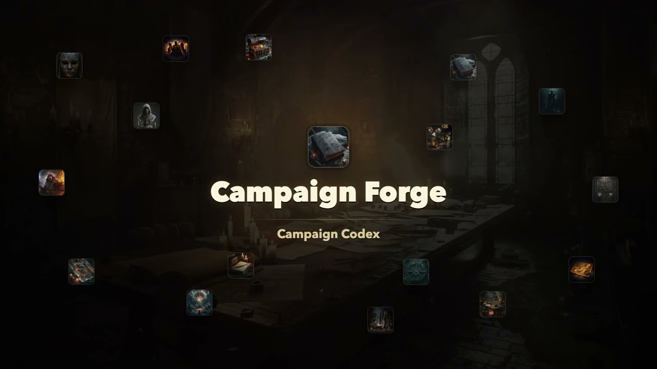 Campaign Forge Campaign Codex Demo