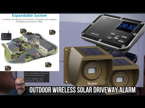 Outdoor Wireless Solar Driveway Alarm