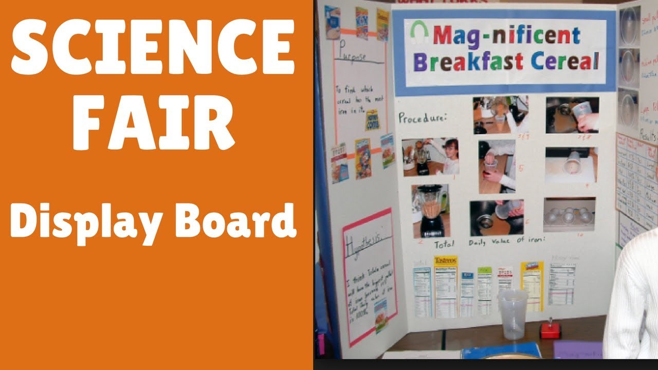 Setting up your Show-board for Science Fair