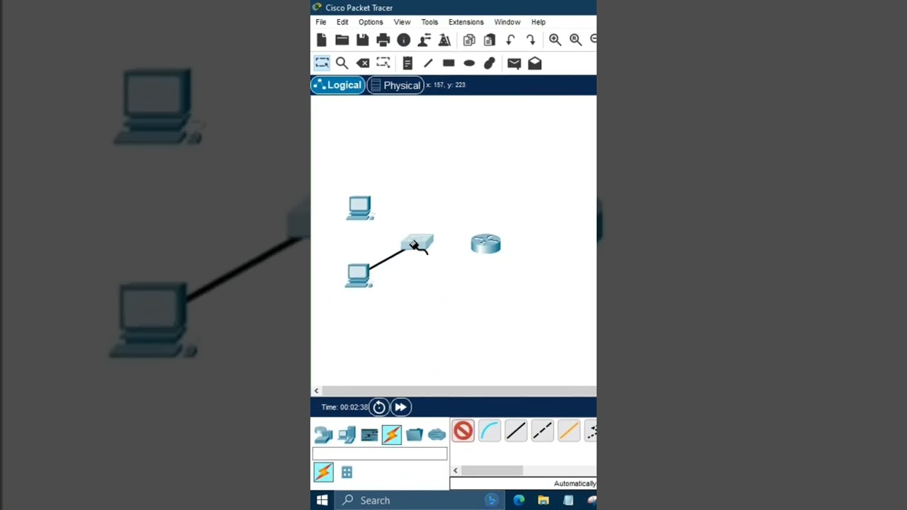 Connecting Router, switch and end devices