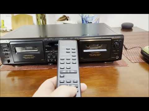 Sony Tc-WE805S dual Deck, Dolby S, HX pro, + IR Remote, | Reverb