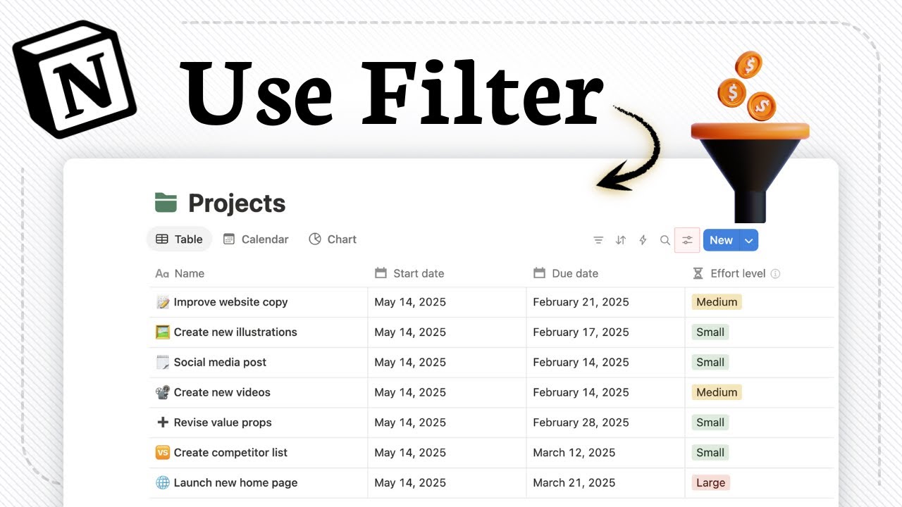 How to use filter in Notion (Beginner-Friendly Guide)