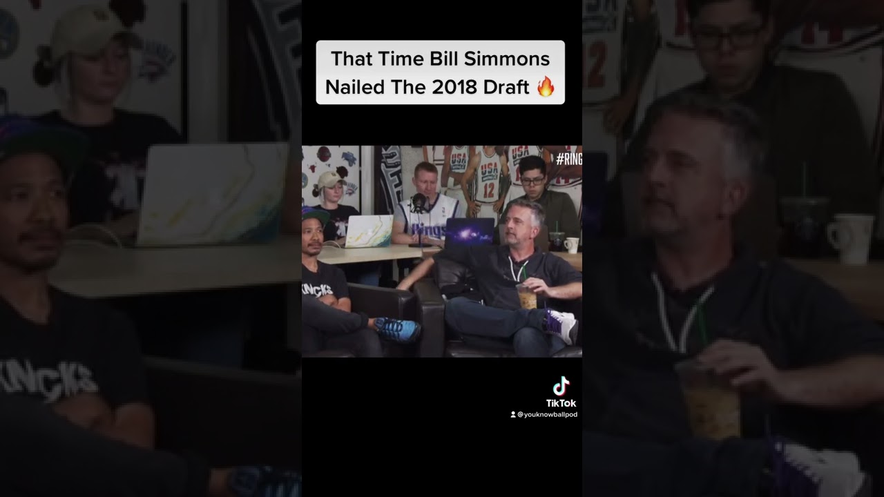 Bill Simmons displaying some ball knowledge on the Ringer’s 2018 NBA draft live stream 🤯