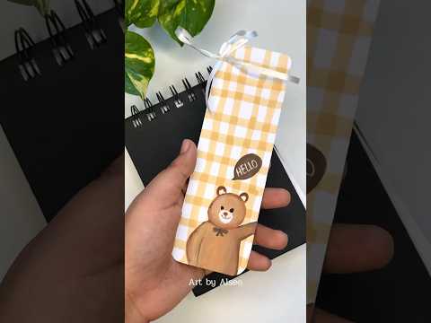 Cute And Aesthetic Bookmark Ideas #aesthetic #bookmark #shorts #diy #tutorial