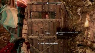 SERANA Ya Have To Wait For Esbern To Open The Door First at Skyrim ...