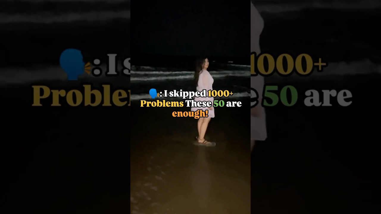 These 50 DSA problems are enough for interviews