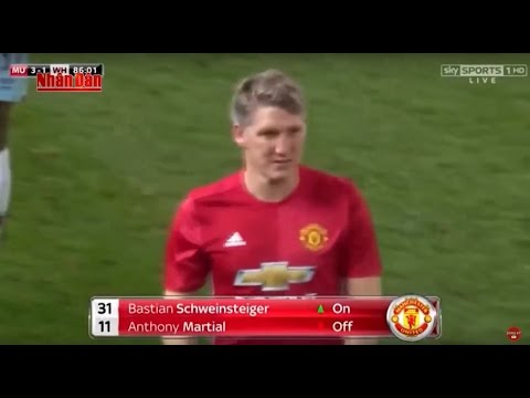 Tin Thể Thao 24h Hôm Nay (19h45 - 22/3): Cục Tạ của M.U, Schweinsteiger Sẽ Sang Mĩ Dưỡng Già