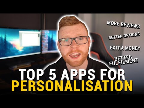 TOP 5 PERSONALISED PRINT ON DEMAND APPS! | MUST HAVE FOR SHOPIFY POD BRANDS