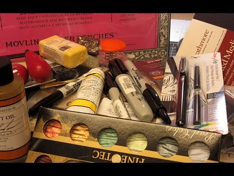 HUGE! Back to Class Art Supply Haul (Binders / Blick and Michaels)