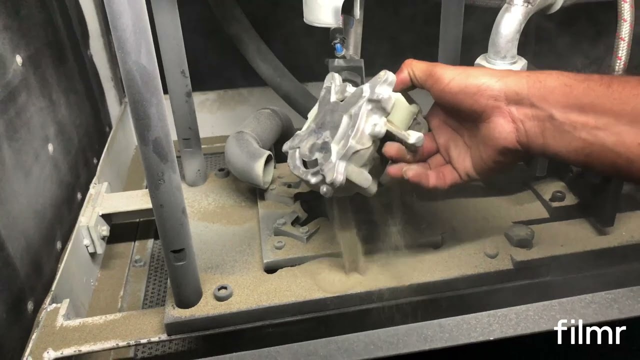 Sand Blasting Machine | Internal Cavity of Casting Components | - HYDROTECK