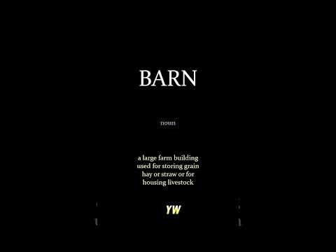 Barn #How to pronounce and meaning of the word #learnenglish #vocab #vocabulary #english learn