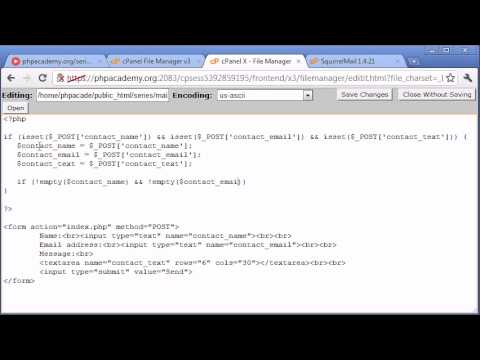 Learn Beginner PHP Tutorial 101 Creating a Simple Contact Form Part 2 - Mind Luster