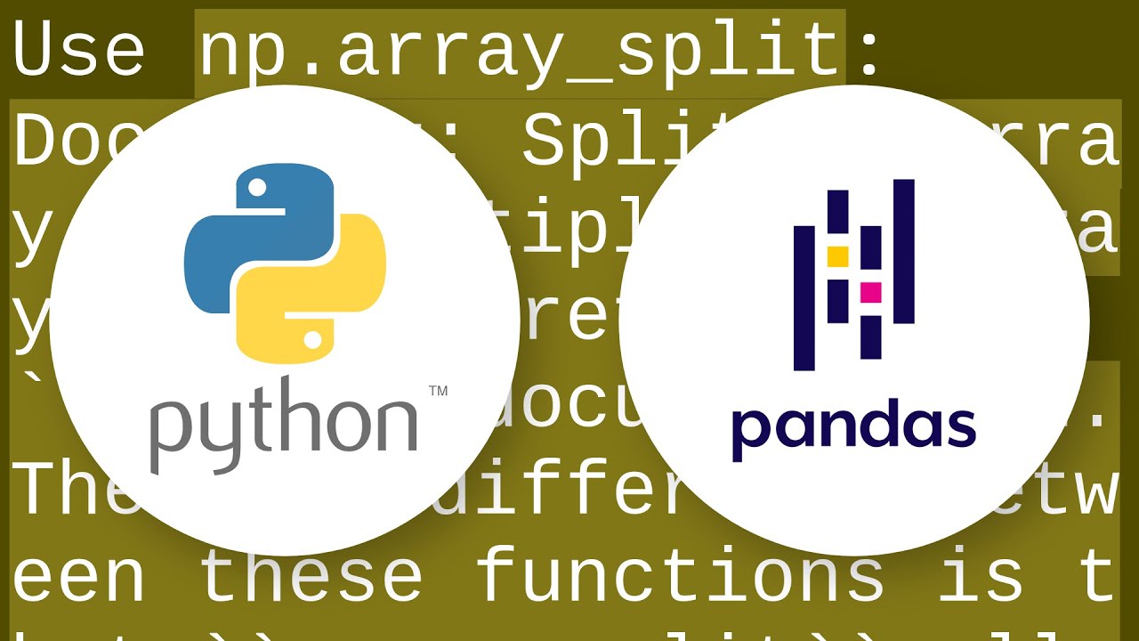 Split a large pandas dataframe