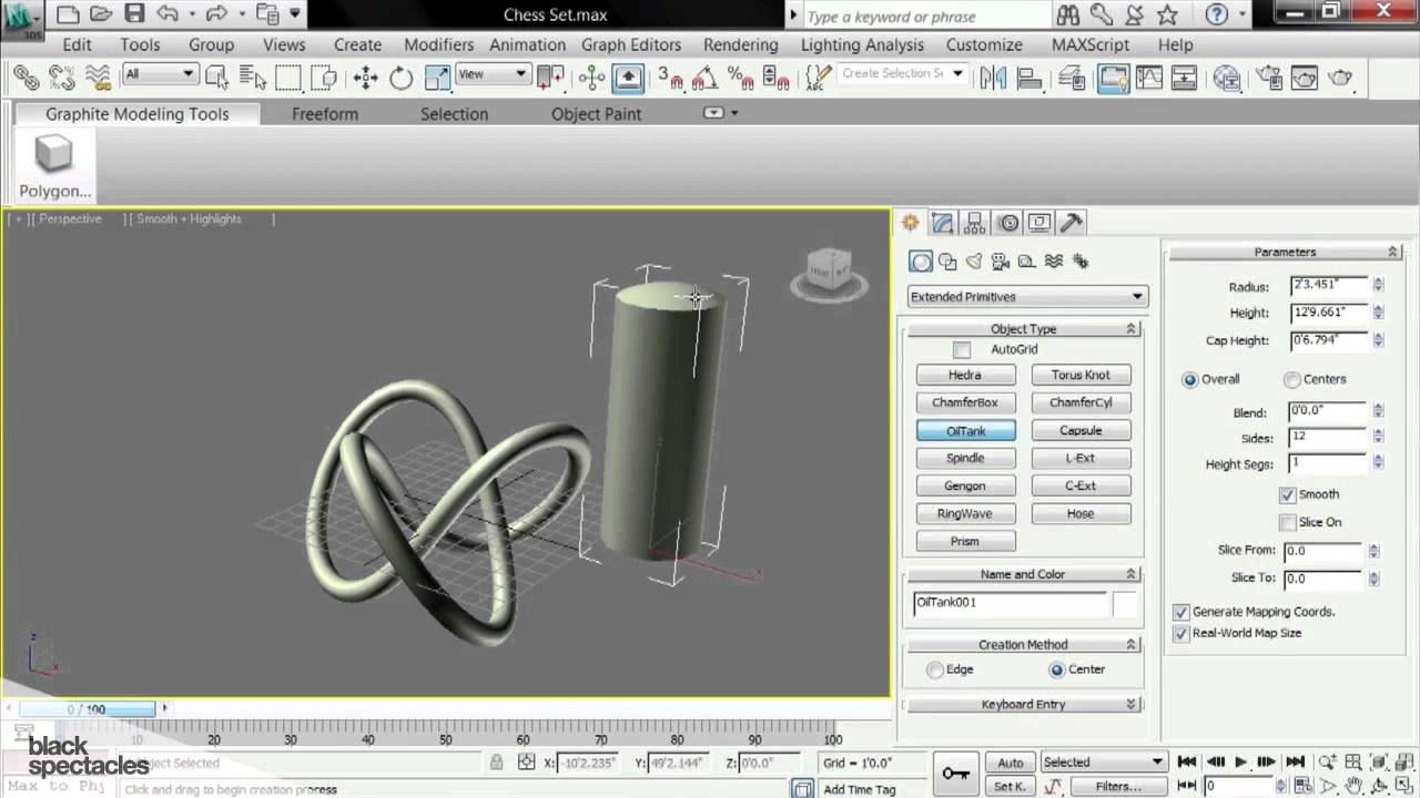 3ds Max Tutorial: Standard and Extended Primitives | Black Spectacles