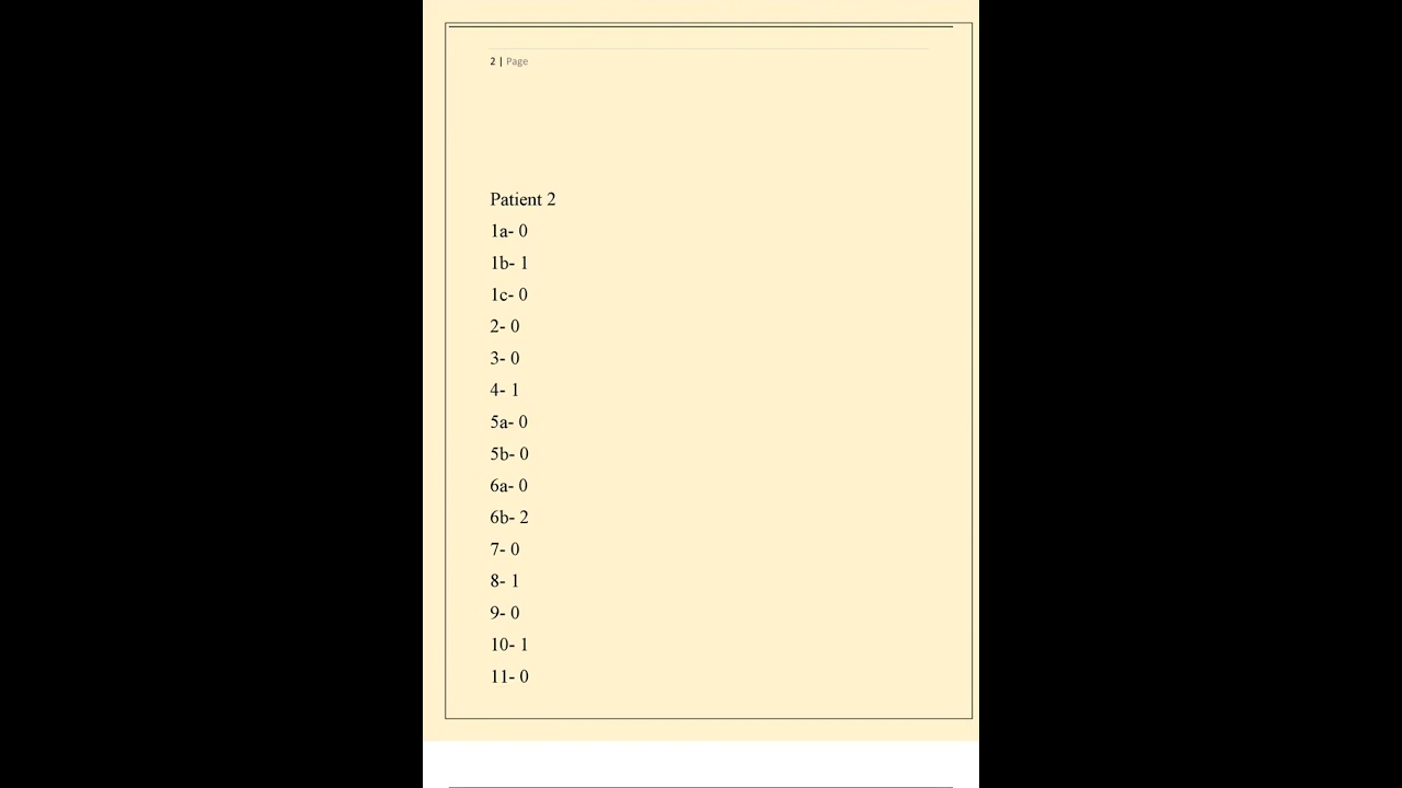APEX NIH STROKE SCALE GROUP B PATIENT 1 6ADVENT HEALTH 2020