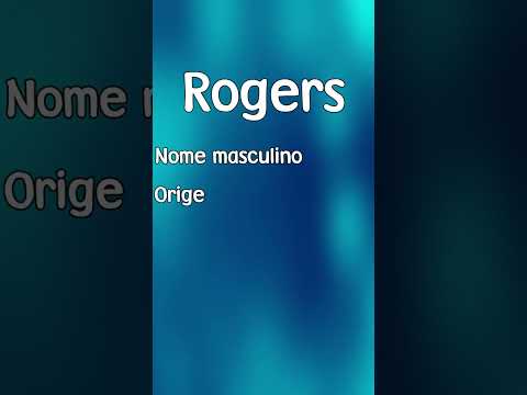 ROGERS - SIGNIFICADO E ORIGEM DO NOME [SHORTS]