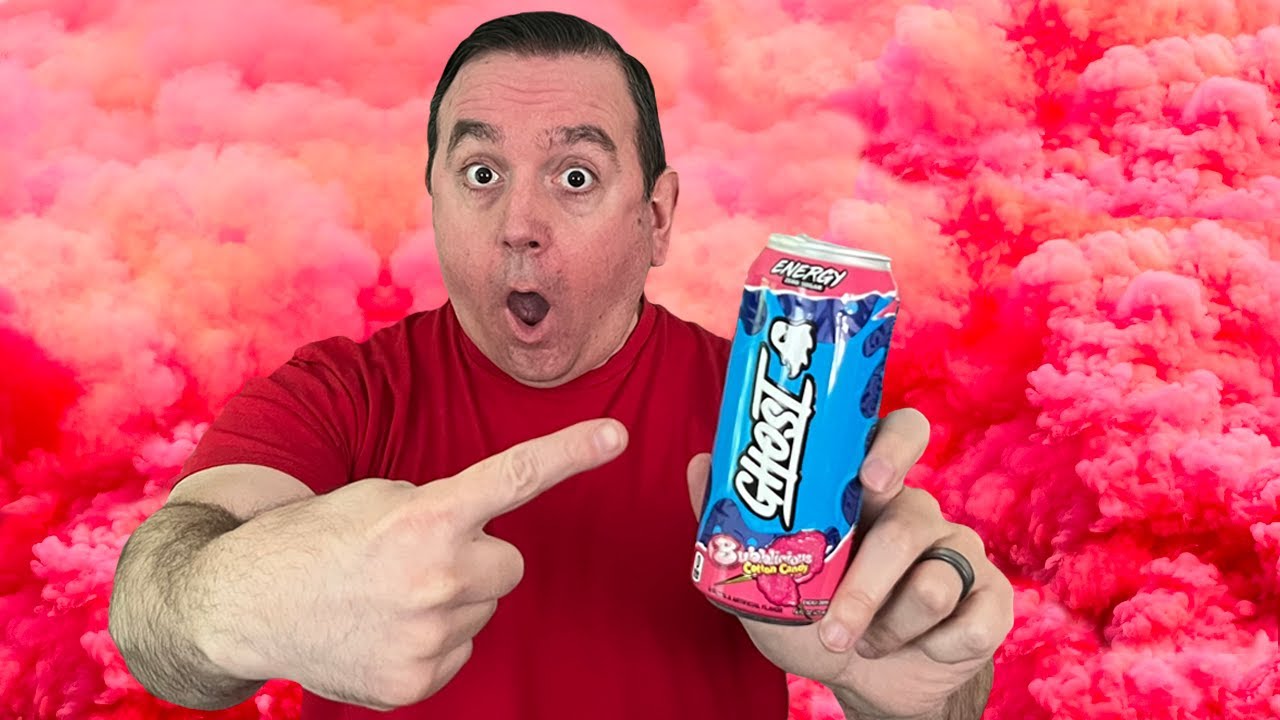 Ghost Bubblicious Cotton Candy Energy Drink Review