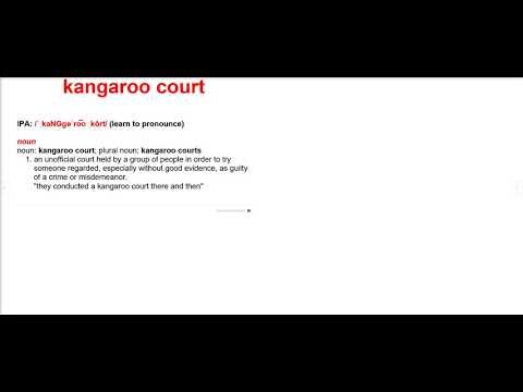 kangaroo court