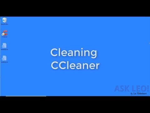 Cleaning CCleaner