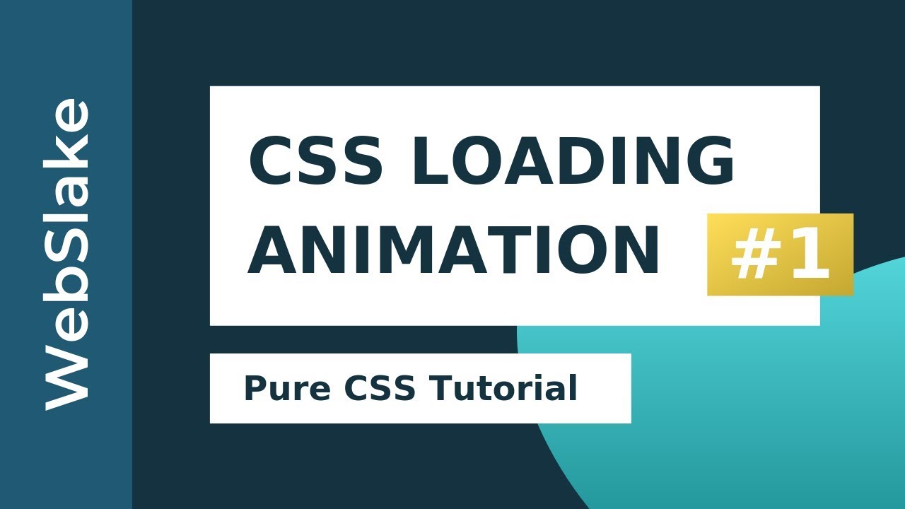 Amazing colorful css loading animation using html & css only | Pure CSS tutorial
