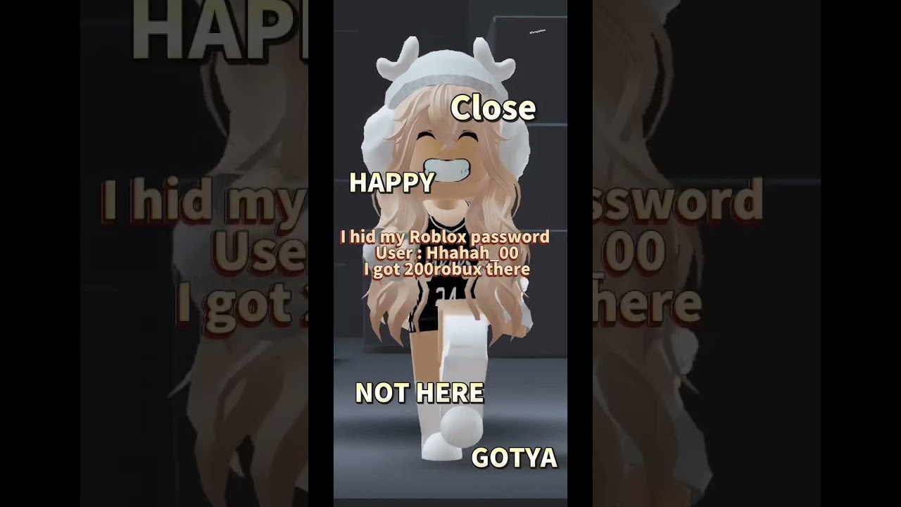 I actually hid my Roblox password here(no need 2-step verification) (real) #roblox #password