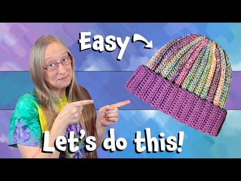 Easy Crochet Hat Tutorial