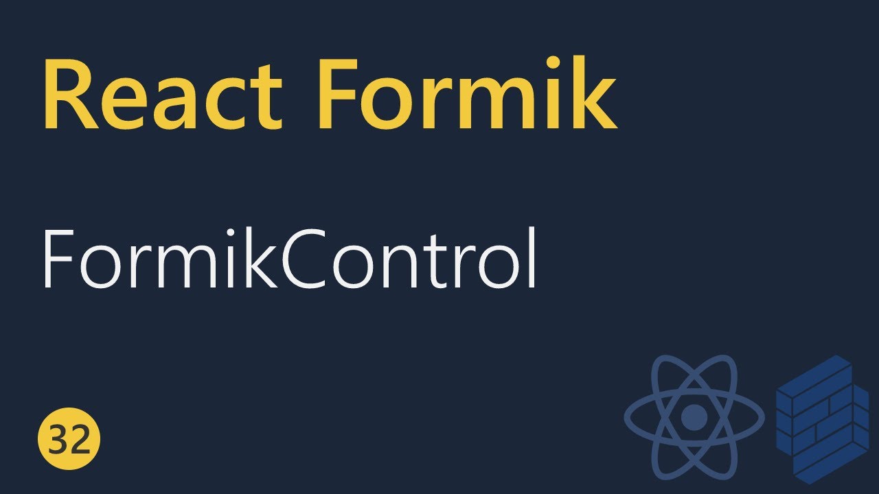 React Formik Tutorial - 32 - FormikControl Component