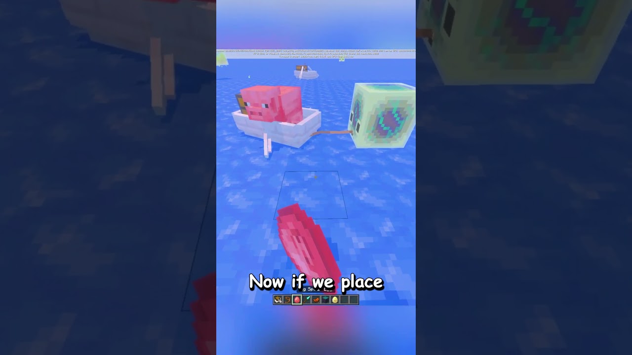 Minecraft sulfur cube travel method