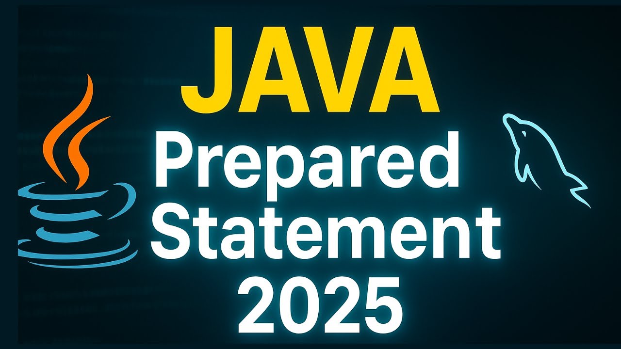 How to Connect JDBC | Java PreparedStatement Tutorial (2025)