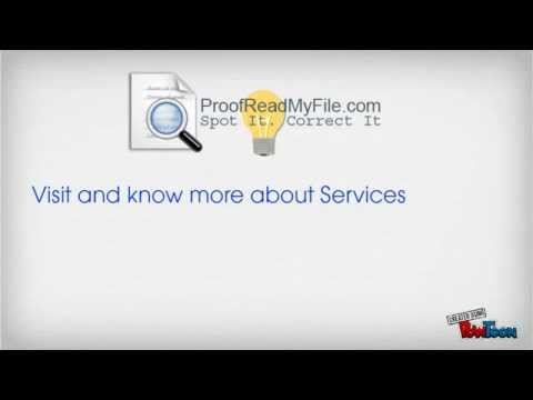 Professional proofreading and editing services online