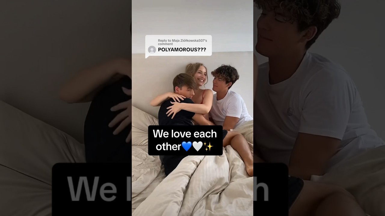 Polyamorous couple 💕 #polyamory #couple #couplegoals