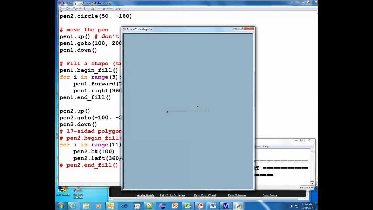 Python Turtle Graphics Part 4
