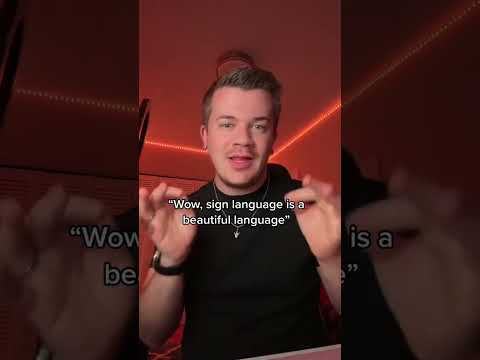 Sign Language is beautiful #americansignlanguage #signlanguage #learnasl #coda #learnsignlanguage