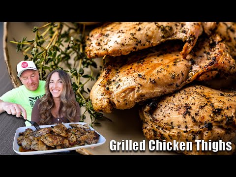 Juicy Grilled Chicken Thighs With an Easy Marinade! Perfect For BEGINNERS!