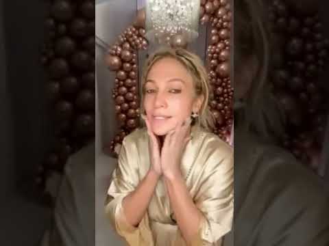 J Lo talks about her skin care line (The J Lo Glow)