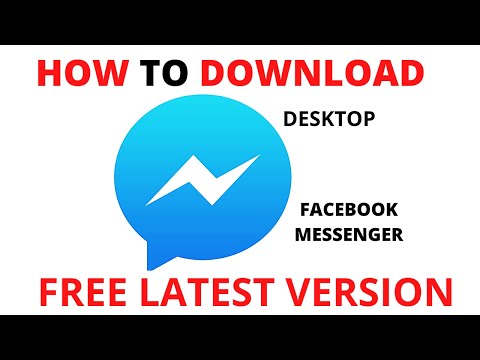 facebook messenger download for PC windows 10 ,8 and 7