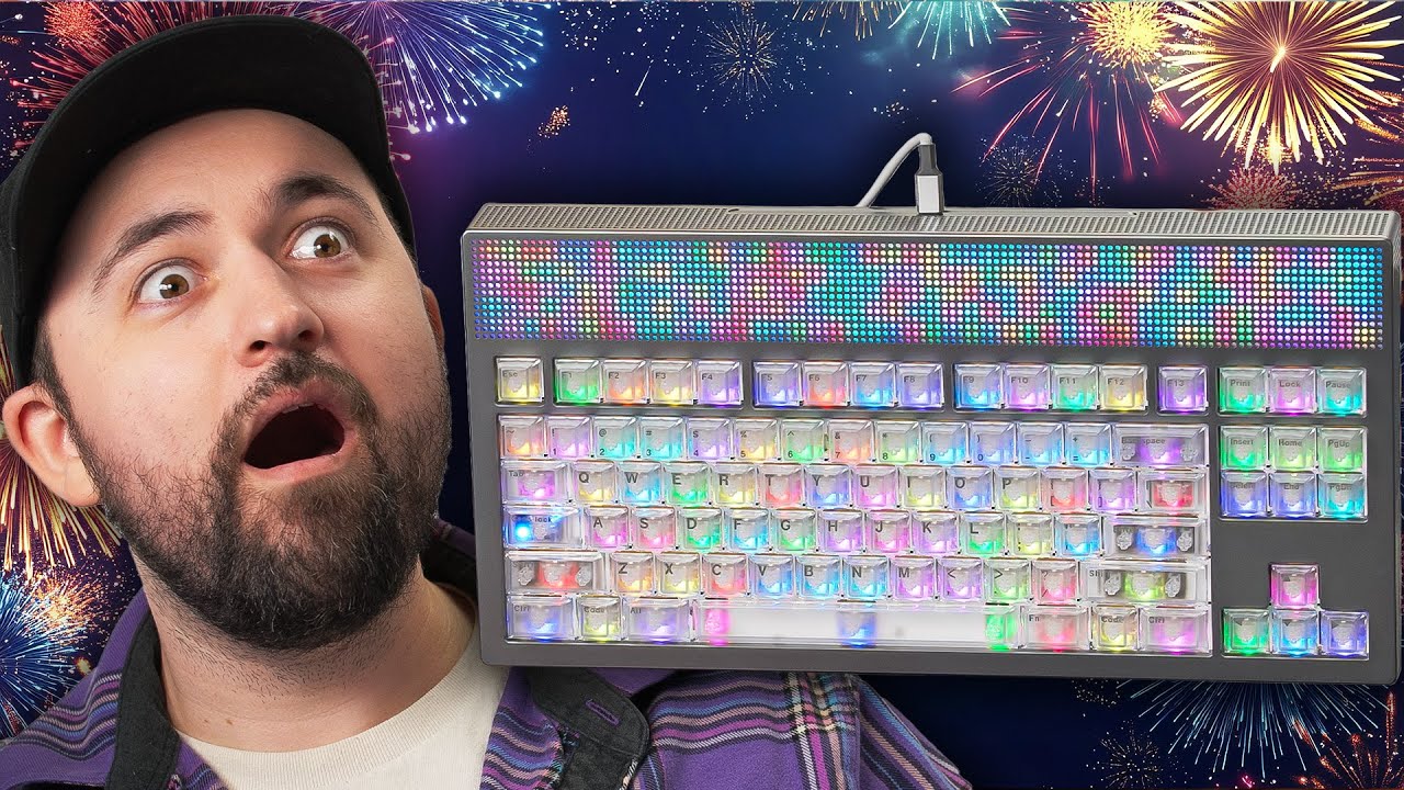 Exploring the AM Neon 80 Keyboard: A Synthwave Dream with RGB ...