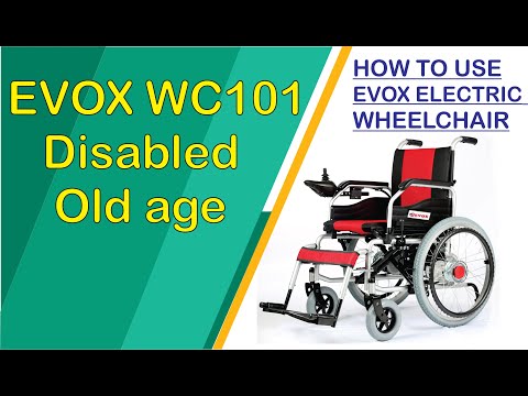 Buy Evox WC-101 Power Wheelchair | Battery Operated Power Wheel Chair ...